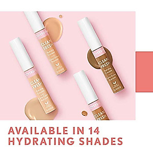 COVERGIRL Clean Fresh Hydrating Concealer, Light, 0.23 Fl Oz