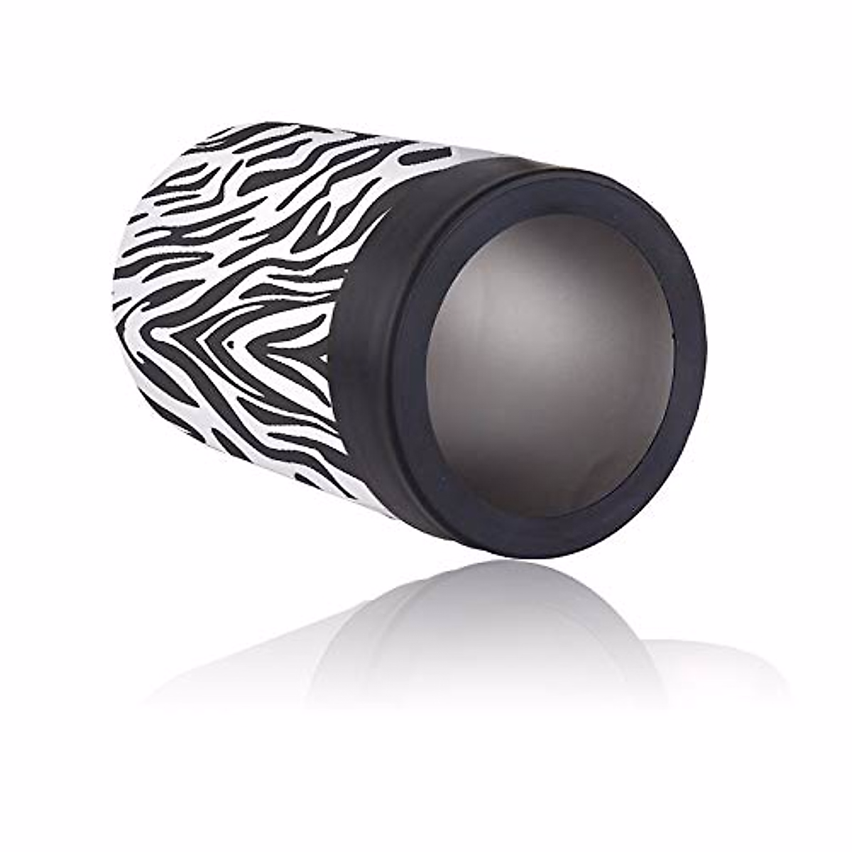 Smart Coolers - New 2020 Slim Can Cooler Coozie for White Claw Sleeve 12 oz Skinny Can - Soft Insulated Slim Sleeve for Beer, Soda & Cold Beverages - Standard Size Can Coozie Holder - Zebra