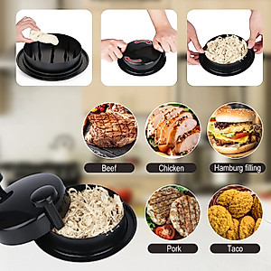 NeuerWall Chicken Shredder - Meat Shred Machine Kitchen Tool, Chicken Breast Shredder Tool Twist Meat Shredder Bowl Food Grinder for Pork, Beef and Chicken