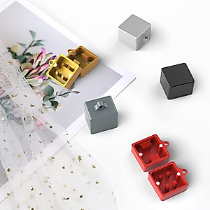 HONKID Switch Opener Aluminum Keyboard Switch Opener for Cherry MX Gateron Kailh Box Outemu Akko and Panda Mechanical Switches with Metal Magnet (Grey)