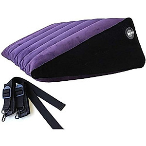 rutell Folding Inflatable Sofa with Built-in Pump,Outdoor Camping Air Sofa Chair Support 660 lbs for Camping Picnic Beach Travel (Triangle)