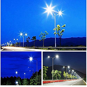 WYZM LED Parking Lot Light 300W,5500K 39,000 Lumens,1000W Metal Halide/HPS Replacement,IP65 Waterproof, Outdoor LED Parking Lot Light for Stadium,Roadways,Adjustable Commercial Light(300w Slip fit)