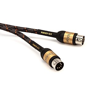 Roland Gold Series RMIDI-G3 Midi Cable, 3 feet, 1 Count (Pack of 1)