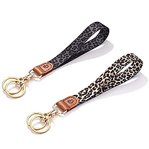 Doooze Wristlet Keychain, Wrist Lanyard Key Chain, Car Keychain Hand Strap, Cell Phone lanyards Key Chain Holder