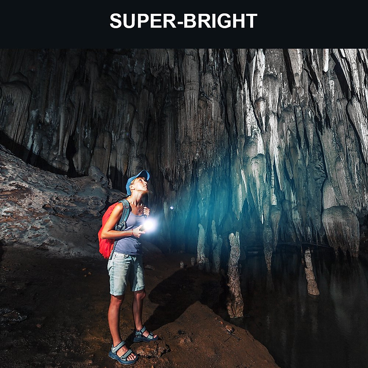 RISEMART Super Small Mini Flashlight AAA 100 Lumens Ultra Bright LED Pen light Pocket Clip Tactical Torch Lamp(3.5")