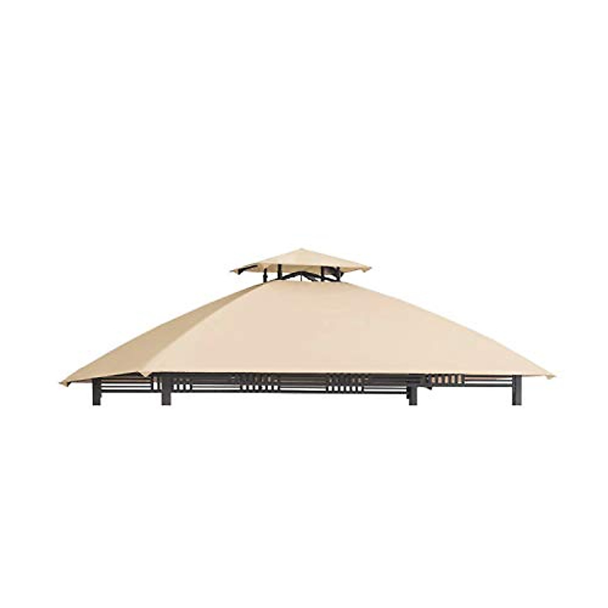 Garden Winds Replacement Canopy Top Cover for Westbrook Grill Gazebo - Riplock 350 - Beige