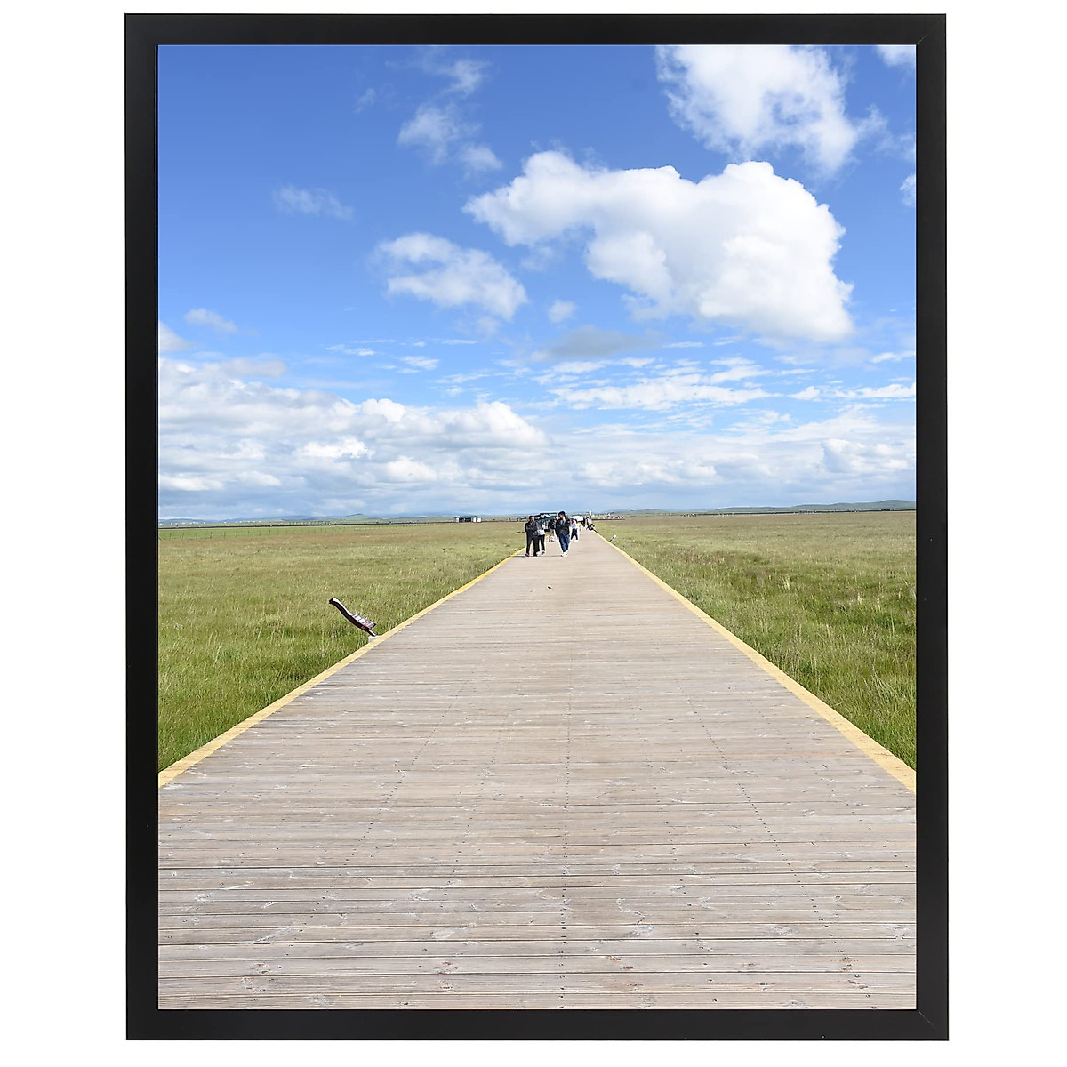 Aynoo 18x24 Poster Frame Black, Display Posters 18x24 Wooden Picture Frames, Wall Gallery Collage Frames,Wood,1Pack