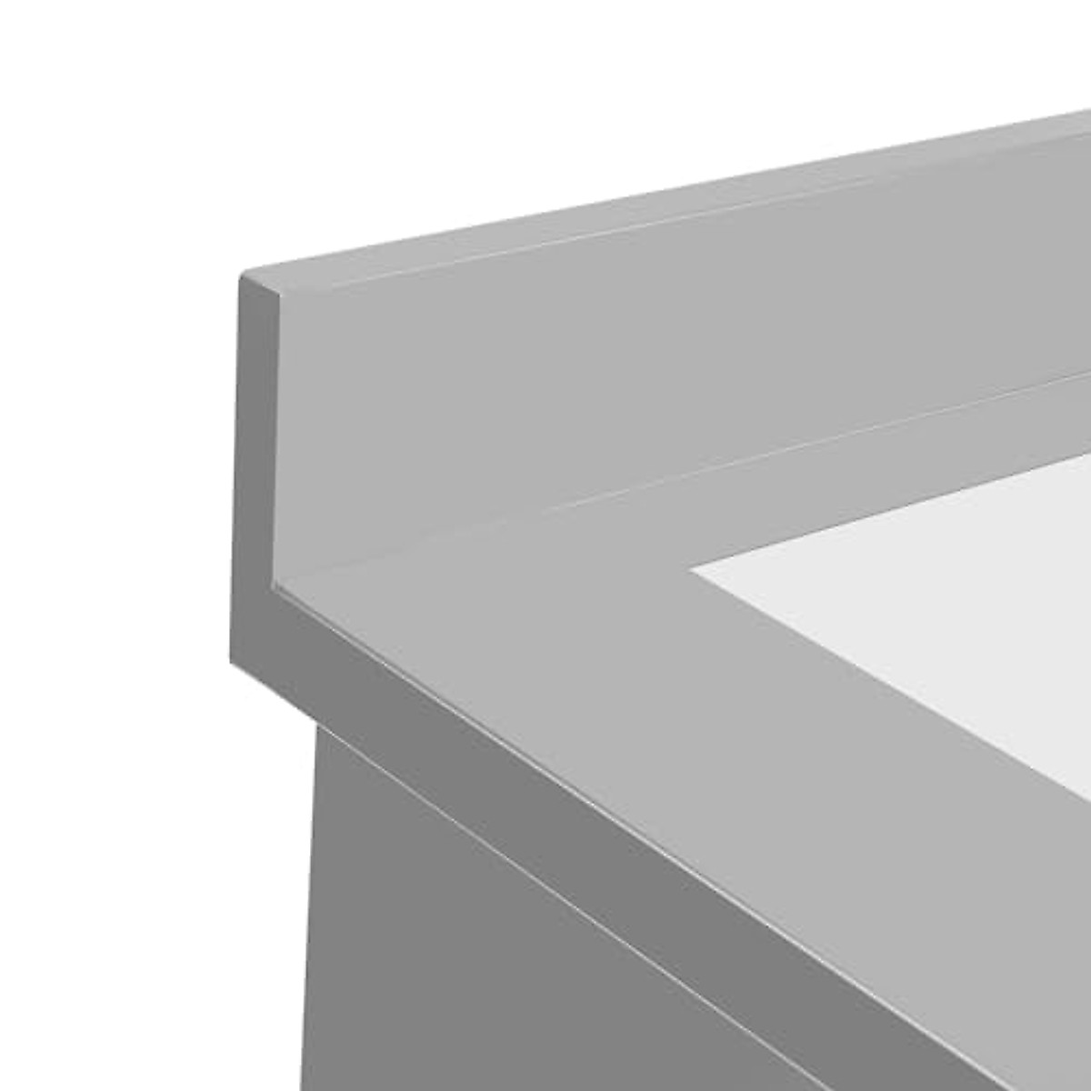 HAPPCUCOE Kitchen Work Table, Commercial Worktable Workstation 24 x 24 Inch,Stainless Steel Kitchen Restaurant Work Prep Table with 1 Drawer,Food Prep Table for Bar, Restaurant