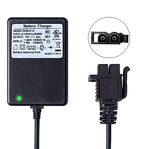 6V Charger for Kids Ride On Car 6 Volt Battery Charger for Frozen Scooter Batman Car Minnie Mouse 3-Wheel Scooter Ripper Swirl YFZ450 B-Type Plug