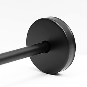 Rannb Robe Hook Coat Hook Heavy Duty Long Nose Wall Mount Hook Stainless Steel Black Matt Surface 145mm/5.7" Length - Pack of 4