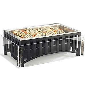 Cal-Mil 978-12 Chafer Wind Guard, 22.5" Width x 14" Diameter x 7" Height, Clear