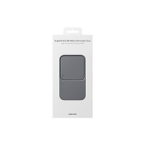Samsung 15W Duo Fast Wireless Charger Pad - Dark Gray