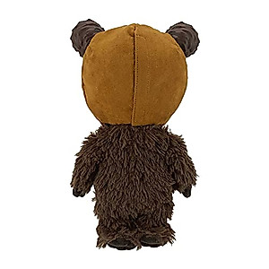 Mattel Star Wars Galactic Pals Plush Toy, Ewok 11-inch Soft Doll Set with Carrier & Personality Profile Card for Personalized Experience