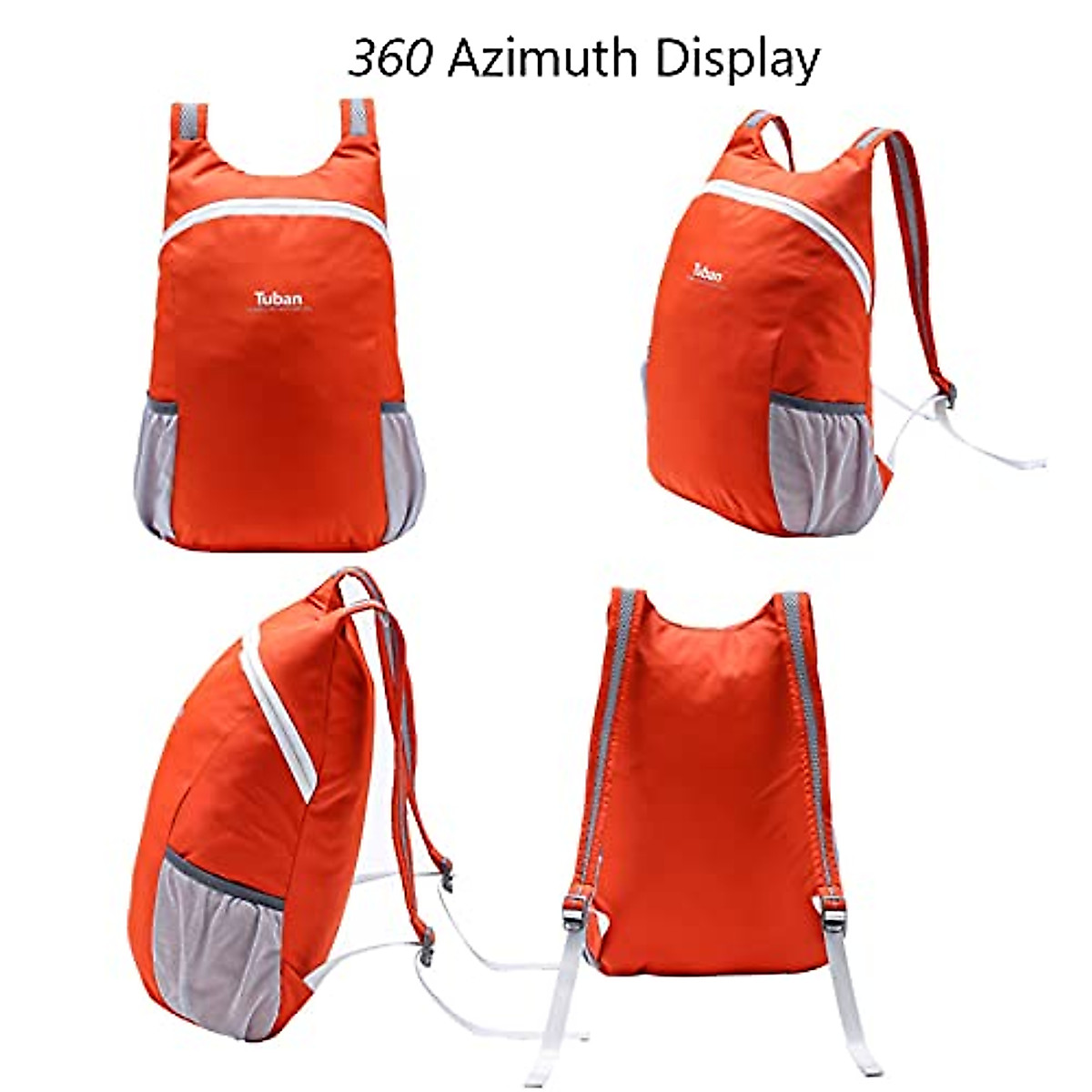 BONVEN Lightweight Backpack Foldable Backpack Ultra Lightweight Packable Rucksack Casual Small Daypack for Hiking Camping Travel Outdoor Sport