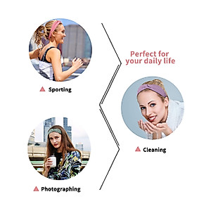 Knotted Headbands for Women and Girls, Head Bands No Slip Fashion for Women and Girls, 12 Pcs Headbands for Girls with 12 Colors