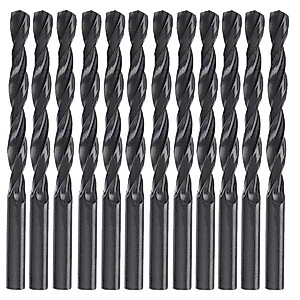 12PCS,5/64",Black Oxide, Twist Drill Bits