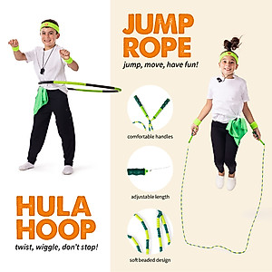 Born Toys Complete Kids Exercise Equipment Set for Ages 5 & up, Kids Workout Equipment