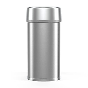 QUALIAZERO 80L Trashcan, Earthy Gray