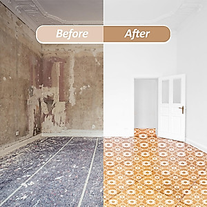 4 Pieces Reusable Tile Stencil 12 x 12 Inches Wall Templates Tile Pattern Stencil Drawing Templates for DIY Scrapbooks Wall Floor Home Decors (Trendy Style)