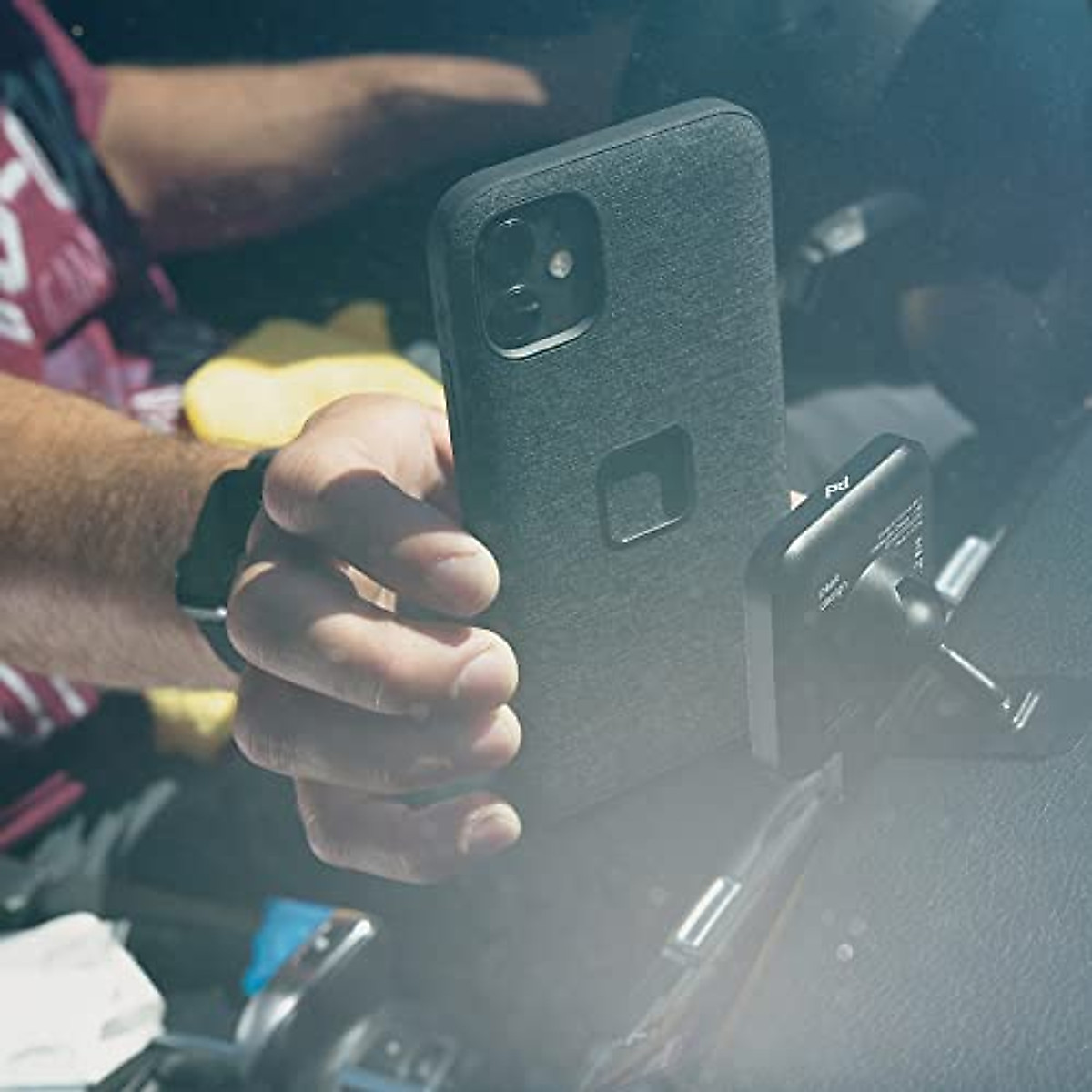 Peak Design Mobile Car Mount VHB Charging - Black
