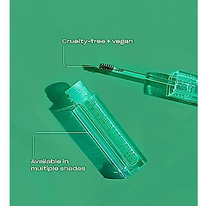Babe Original Volumizing Eyebrow Filler For Thicker Brows - Tinted Brow Gel with Peptides & Biotin, Smudge Resistant Brow Mascara, Dark Brown