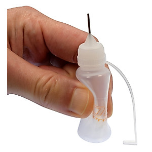 Apex RC Products 15ml / .5oz Oil/Fluid Dropper Plastic Bottle W/Needle Tip - 5 Pack #2102