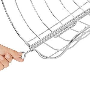 only fire Roasting Rack, Fits for 16x13 Inch Roasting Pan, Stainless Steel, Detachable