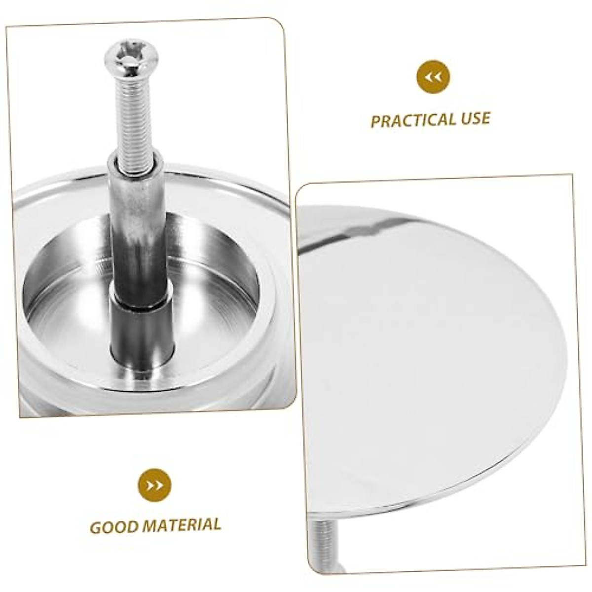 OSALADI Strainer Faucet Sprayer Faucet Hole Cover Drain Pipe Flume Bathtub Overflow Drain Covers Bath Tub Overflow Seal Splash Guard for Bathtub Kitchen Water Caps Sink Cover Silver Copper