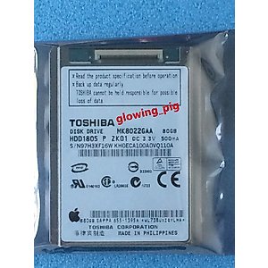 1.8" MK8022GAA HDD1805 5MM ZIF Hard Disk Drive 80GB For iPod Classic 6th gen