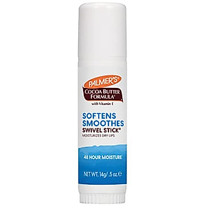 Palmer's Cocoa Butter Formula Duo Pack, Moisturizing Swivel Stick and Lip Balm with Vitamin E, All Day Moisturization, For use on Lips, Dry Patches, Marks & Scars (Pack of 2)