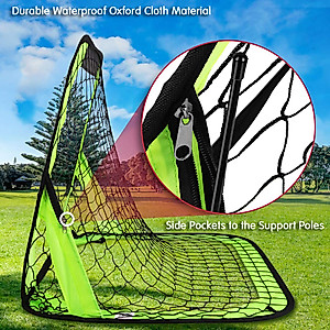 BAYINBULAK Pop Up Soccer Goal Portable Soccer Net for Backyard Training, 1 Pack