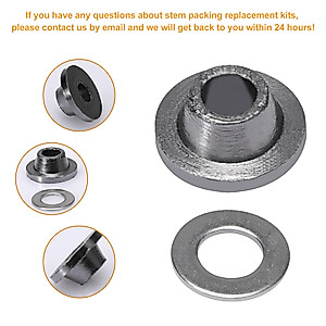 C-134KT-803 Stem Packing Kit Replace for Prier C-134/135/144/154, Fits for wall hydrant and Fits for Prier model C108 hot and cold-2 set