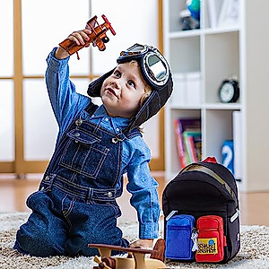 AOTOW Toddler Backpack for Preschool Boys Girls - Small Kids Bookbag Kindergarten Cute Daycare Back Pack Personalized Bagpack Child School Bags for little Kid 3-5 Years Old