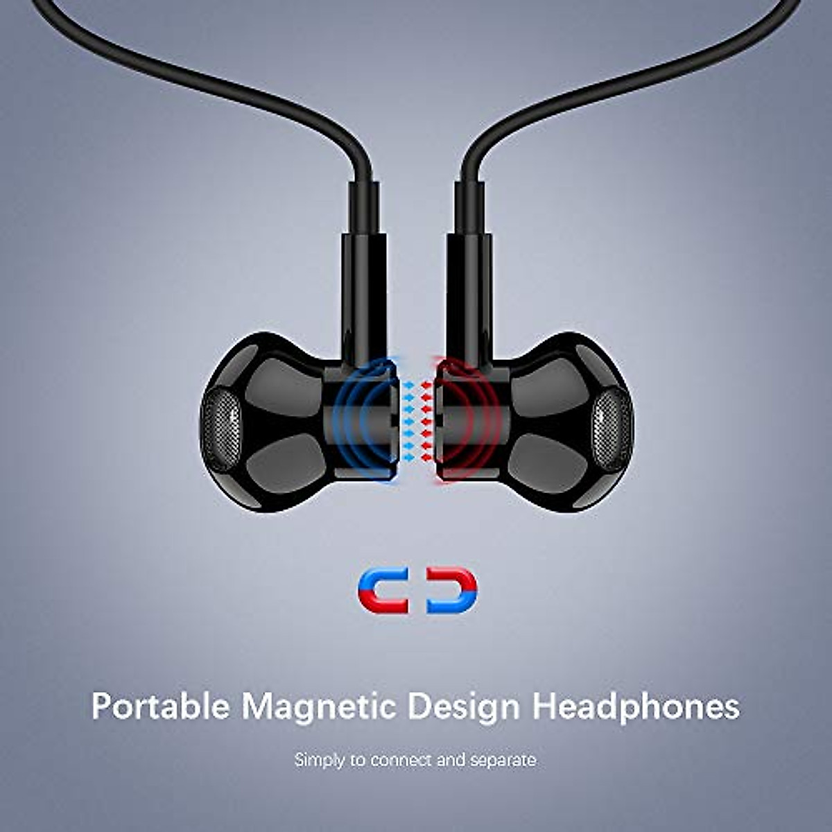 COOYA USB C Earbuds & in-Ear Headphones with Microphone,Magnetic USB C Headphone for Samsung Galaxy S23 S22 Ultra S21 S20 A53 A54 Note 20 10 DAC Type C Earphone for iPad Pro Air Pixel 7 6 OnePlus 11 9