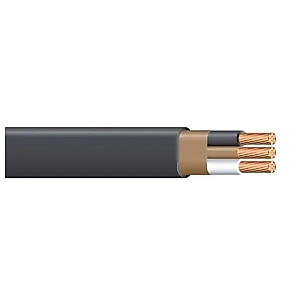 Southwire 28893602 Nonmetallic With Ground Sheathed Cable, Black