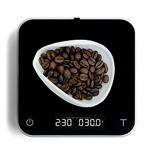 Ulirds Coffee Beans Dosing Cup,Weigh Coffee Bean Container,Pure White Ceramic Tea Vessel,Loose Tea and Flower Petals Tea Set,Well Made Cha He