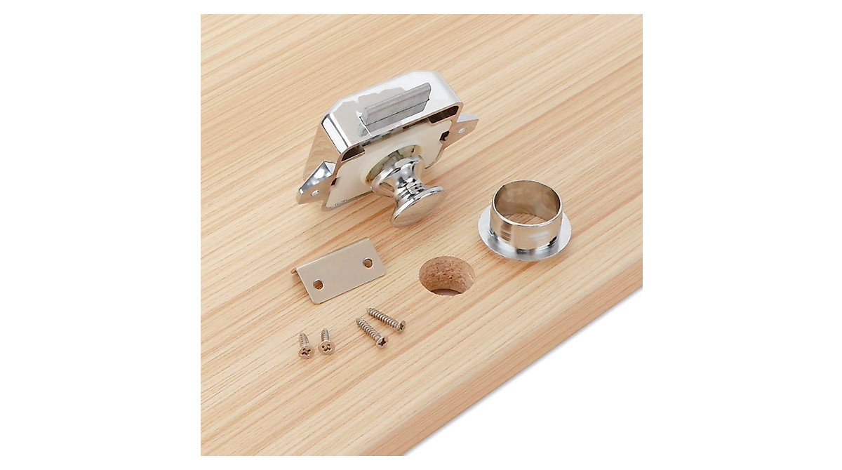 LESOLEIL Push Button Latch Locks for RVs - 10 Pcs