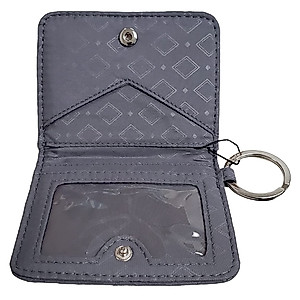 Vera Bradley Campus Double ID Wallet (Carbon Gray)
