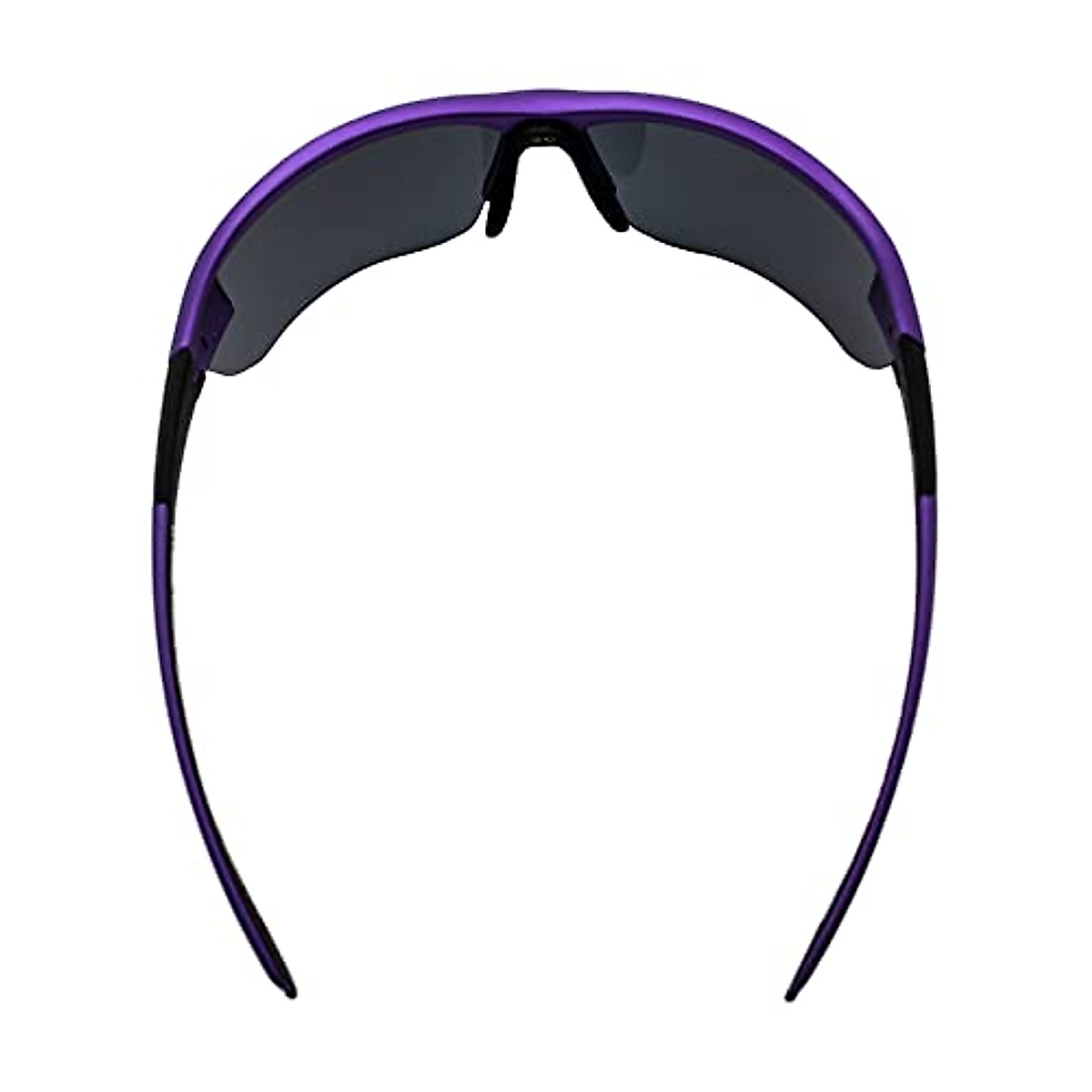 Global Vision Hercules-7 Women' s Softball Pickleball Tennis ANSI Z87.1 Safety Sunglasses Purple Frame with Flash Mirror Lenses