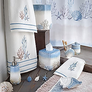 Avanti Linens - Hand Towel, Soft & Absorbent Cotton Towel (Abstract Coastal Collection)