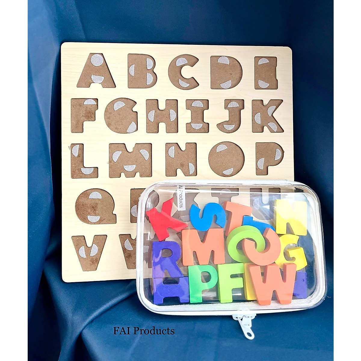 FAI Products Clear/Transparent Hard PVC Organizing Case with Double Zipper, Declutter and Tidy Lifestyle Bin(2PCS)