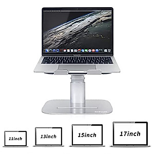 Laptop Stand for Desk ,Multi-Angle Stand with Unique Structure Design,More Stability, Adjustable Notebook Stand for Laptop up to 17 inches,Compatible for MacBook Pro/Air, Surface Laptop, etc.