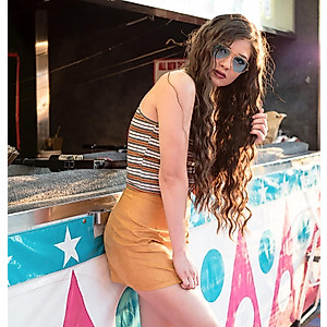 Outray Night Vision Polarized Aviator Sunglasses for Driving (Gold Frame/Blue Lens, Blue)