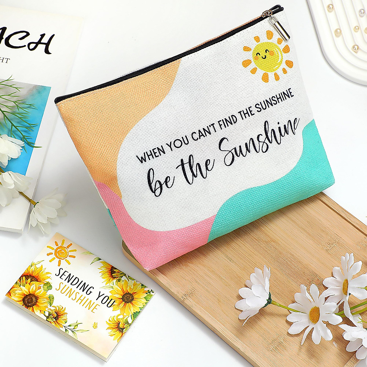 Sunflower Gifts for Women Get Well Soon Gift Baskets for Women Self Care Birthday Gifts for Women Inspirational Gifts Sunshine Box Care Package for Women