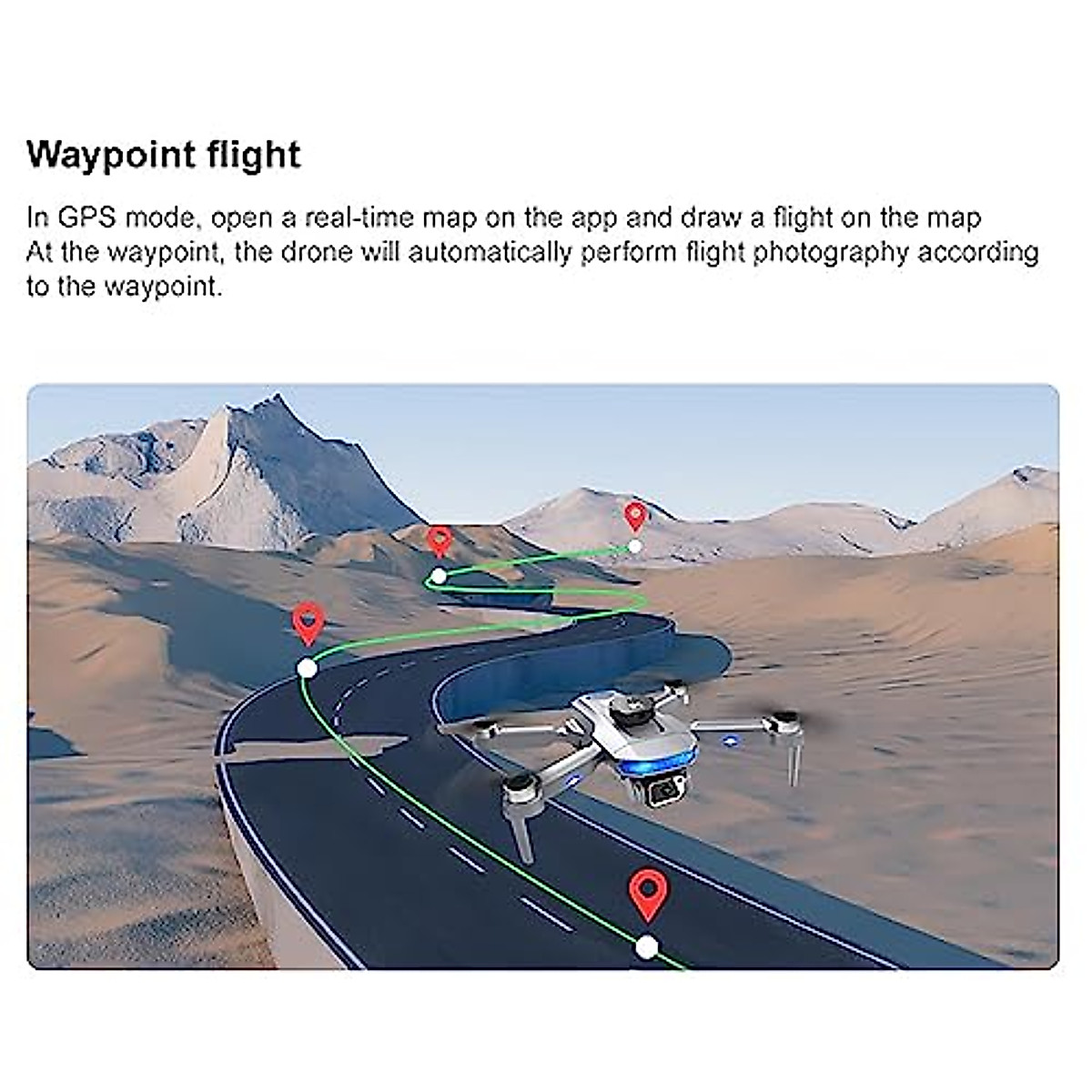 D8PRO UAV Dual Camera for Adults FPV Live Video RC Quadcopter Helicopter for Beginners Kids Toys Gifts ，Aerial Photography Quadcopter Brushless Radio-controlled Aircraft,Foldable RC Quadcopter (Gray)