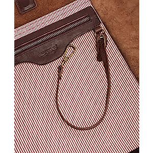 OLD TREND Genuine Leather Birch Tote Bag (Brown)