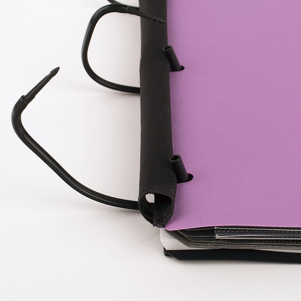 Five Star Flex Refillable Notebook + Study App, 1 Inch Binder with Customizable Cover, College Ruled Notebook and 3 Ring Binder, Hybrid NoteBinder, 200 Sheet Capacity,Purple (29326AB6)