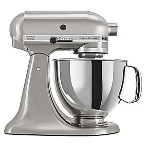 KitchenAid KSM152PSNK 5-Qt. Custom Metallic Series with Pouring Shield - Brushed Nickel