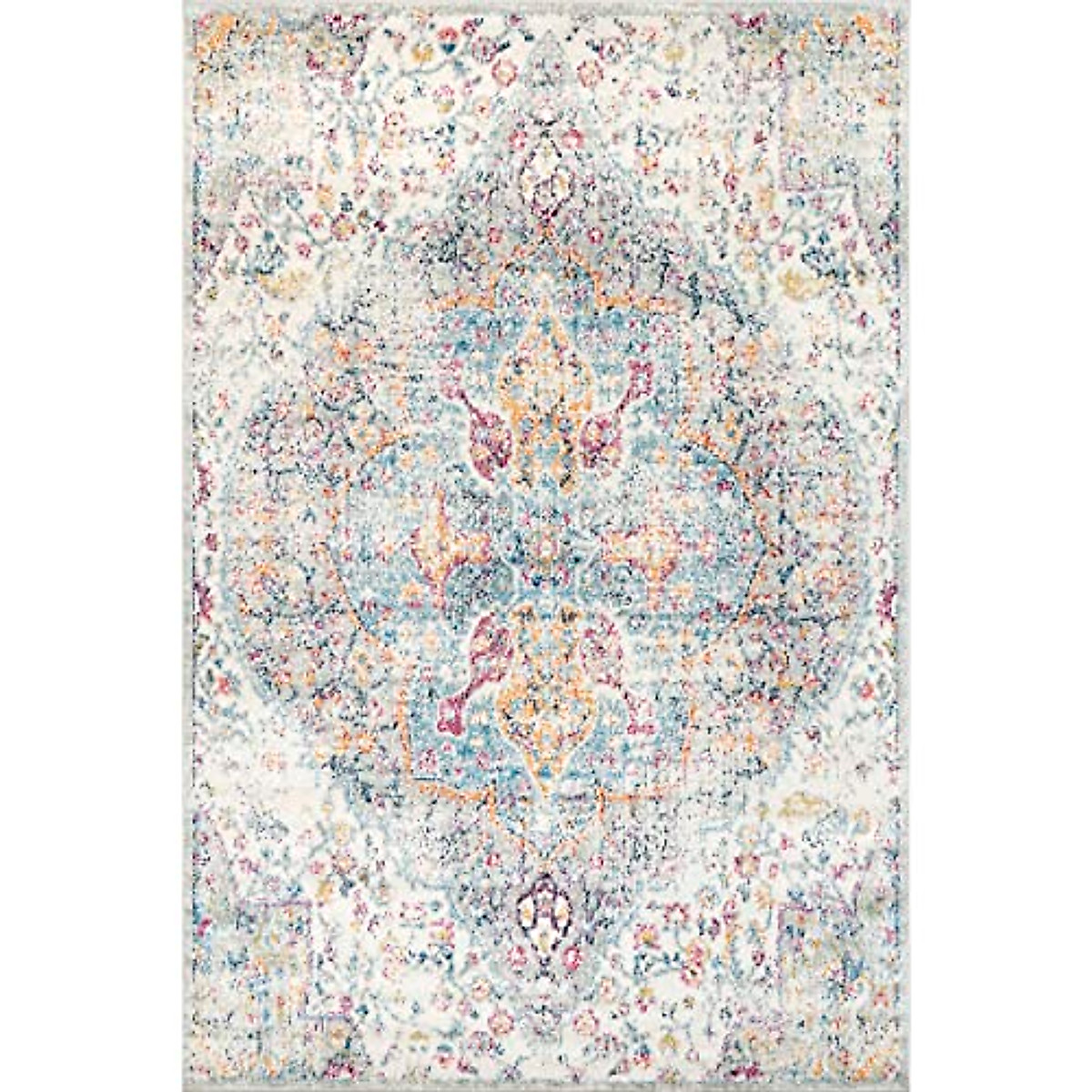 nuLOOM Vintage Maryetta Area Rug, 9' x 12', Blue