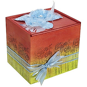 Walnut Hollow Unfinished Wood Card Keeper Box for Arts, Crafts and Home Decor